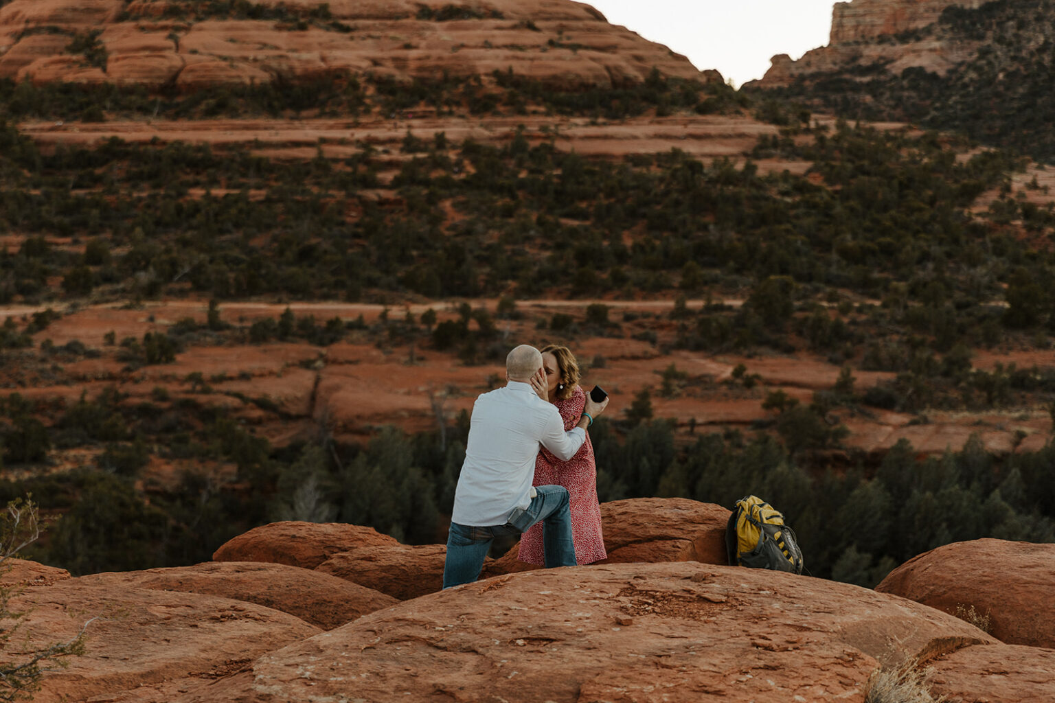 The Charm of a Sedona Arizona Proposal | Love in the Desert - Kali M Photos