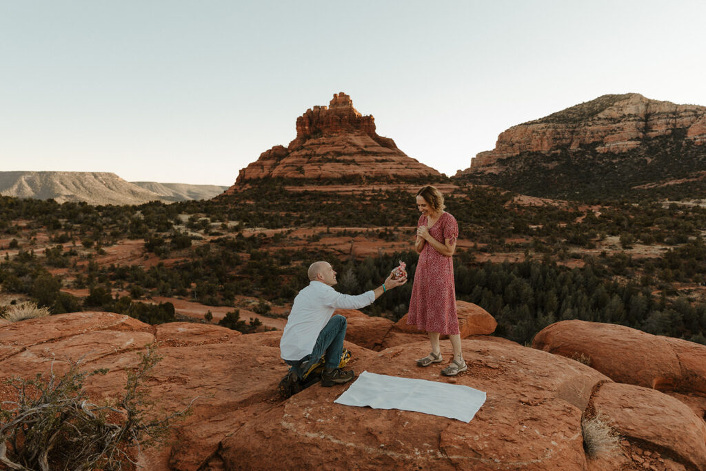 The Charm of a Sedona Arizona Proposal | Love in the Desert - Kali M Photos
