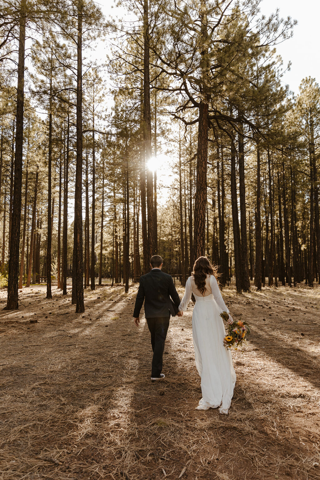 Beautiful Boho Forest Wedding at The Gathering Place in Pinetop - Kali ...