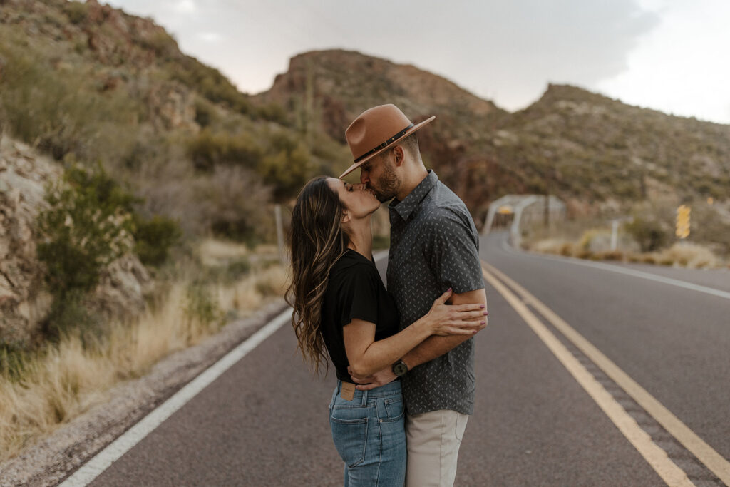 Adventurous Arizona Engagement Photos at Canyon Lake - Kali M Photos